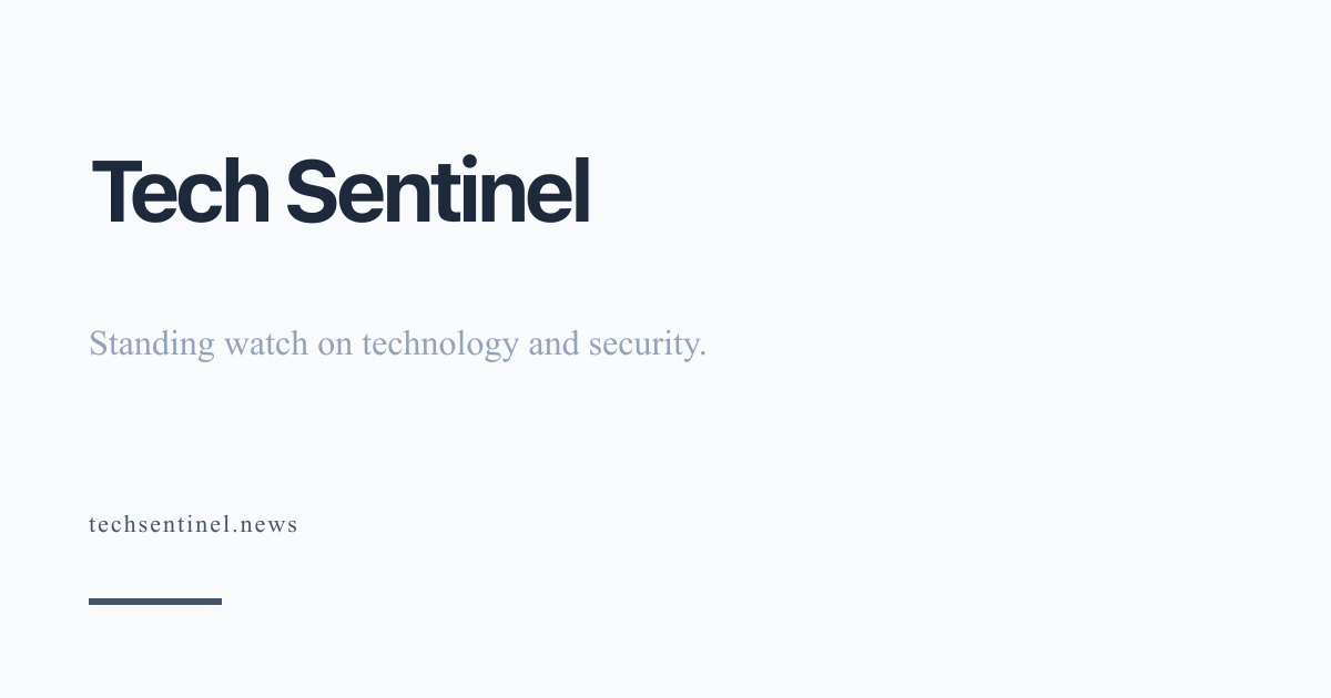 Tech Sentinel — Daily Cybersecurity News, Filtered